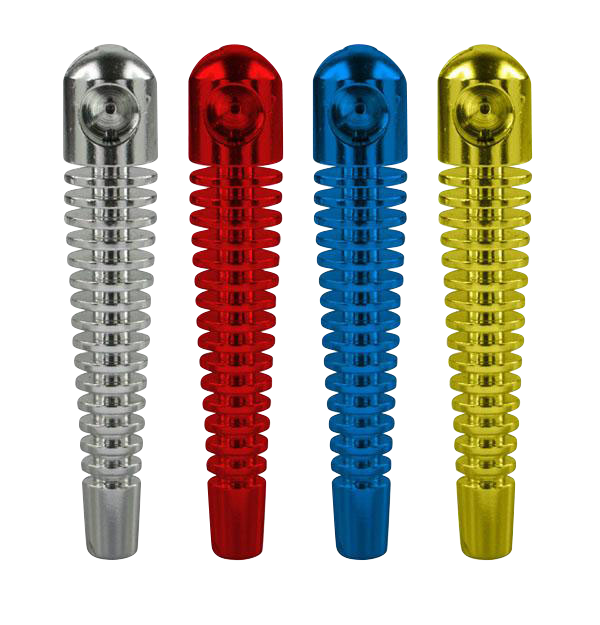 Ribbed Skeleton Aluminum Hand Pipe – fakherstore