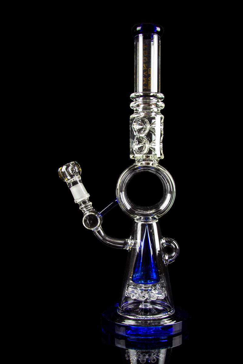 Tsunami 18" Sprinkler Donut Perc Water Pipe – fakherstore