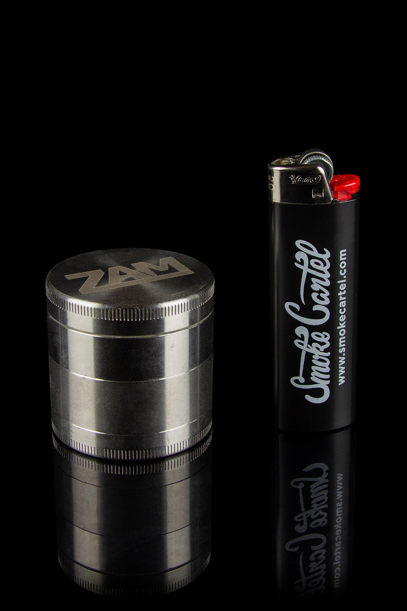 ZAM Stainless Steel 4-Piece Grinder – fakherstore